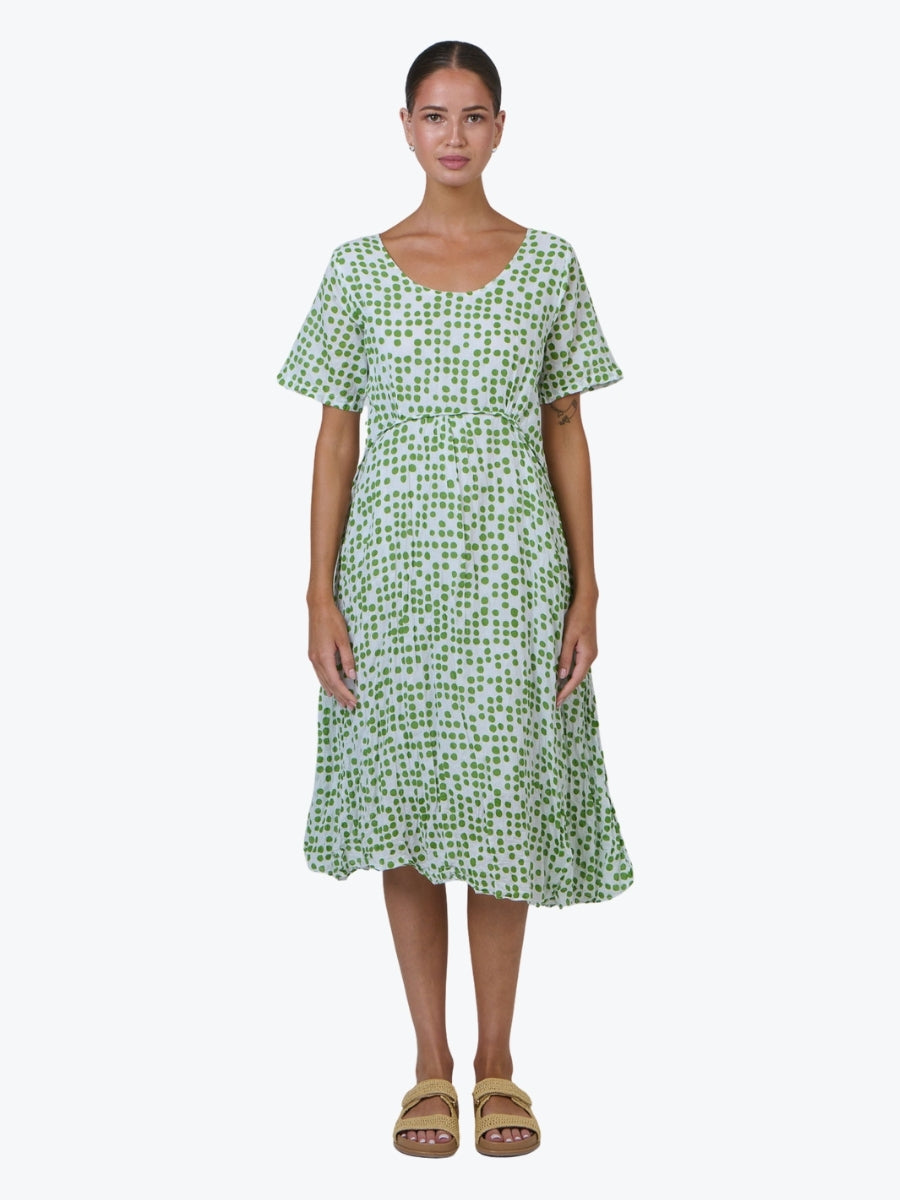 Namastai Crinkle Cotton Empire Dress