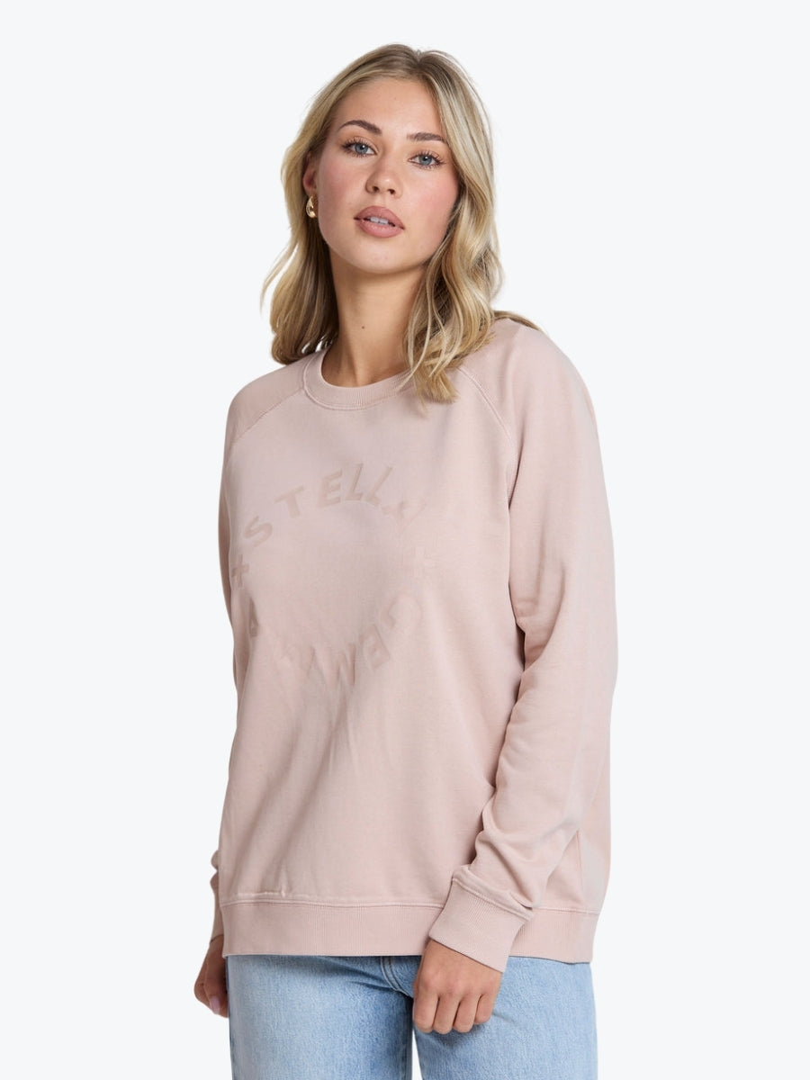 Stella + Gemma Classic Sweater Round Logo | Antique Rose – Flair ...